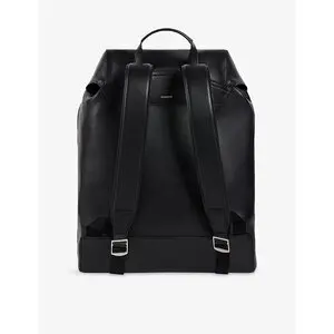 Sandro Buckled Leather Backpack