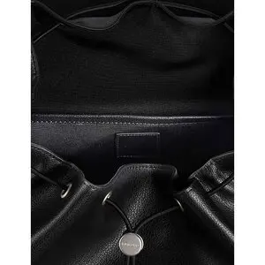 Sandro Buckled Leather Backpack