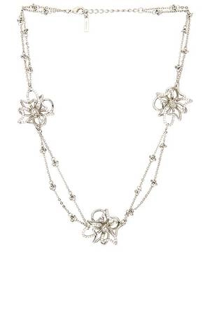 We11Done Crystal Twisted Wire Necklace
