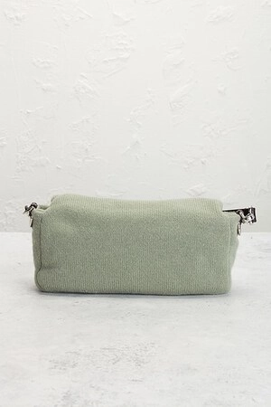 Fendi Knit Baguette Shoulder Bag