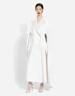Dolce & Gabbana Double-breasted Wool Cape Coats And Jackets Wool