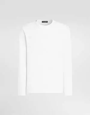 Dolce & Gabbana Jersey T-shirt Collection White Cotton - Black