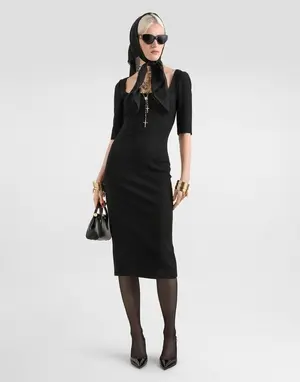 Dolce & Gabbana Double Wool Crêpe Dress Dresses