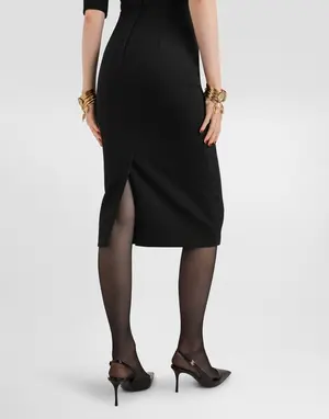 Dolce & Gabbana Double Wool Crêpe Dress Dresses
