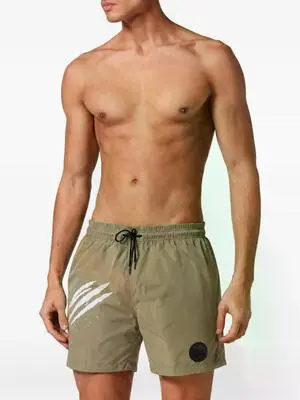 PLEIN SPORT Logo-print Drawstring Swim Shorts