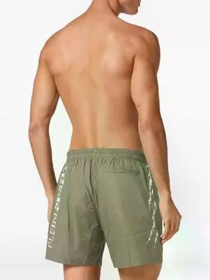 PLEIN SPORT Logo-print Drawstring Swim Shorts