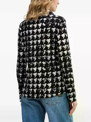 Sisley Houndstooth Buttoned Shirt