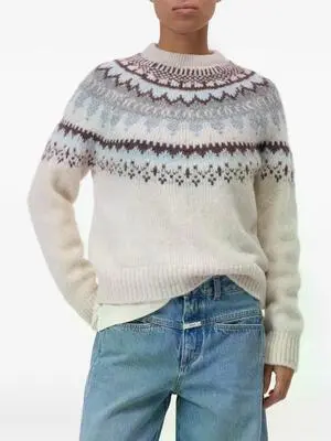 Closed Ribbed-trims Knit Sweater - Neutrals