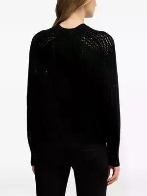 Sisley Openwork Knitted Jumper