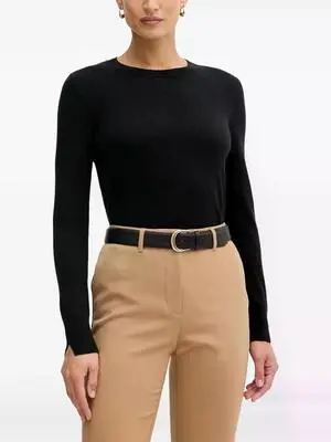 Sisley Long-sleeve Sweater - Black
