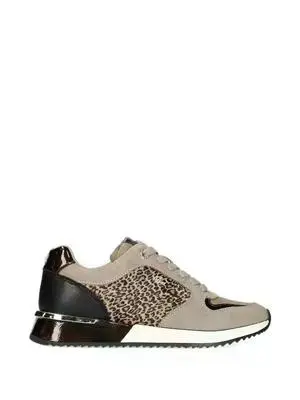 MEXX Fleur Ellen Leopard-print Panelled Sneakers - Neutrals