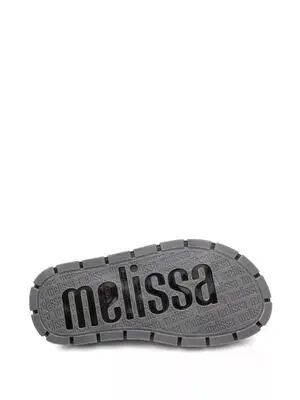 Melissa Flowing Touch-strap Platform Sandals - Grey