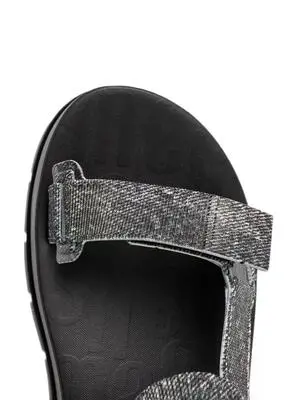 Melissa Flowing Touch-strap Platform Sandals - Grey