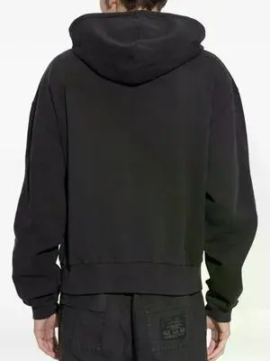 UMBRO Logo-embroidered Zip-up Hoodie