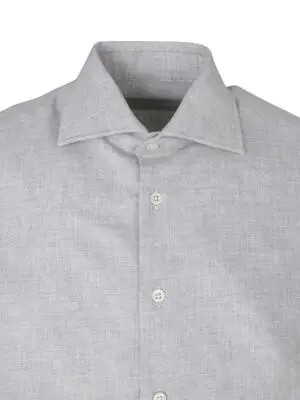 TOMBOLINI Spread-collar Long-sleeve Shirt