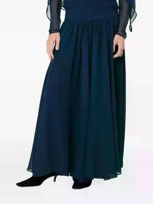 NICHOLAS Pleated Maxi Skirt