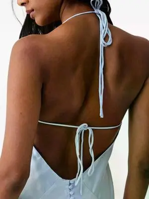 Bardot Halterneck Backless Dress