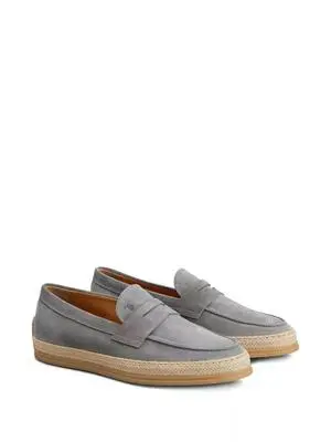 TOD'S Suede Penny Loafers