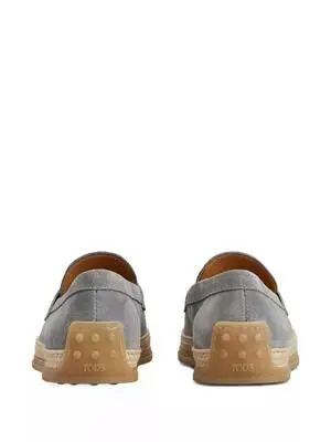 TOD'S Suede Penny Loafers