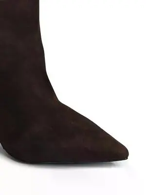BIANCADI Suede Pointed-toe Boots