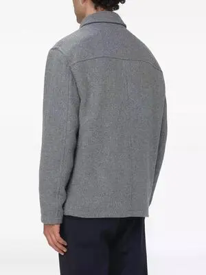 BROOKSFIELD Patch-pocket Wool-blend Coat