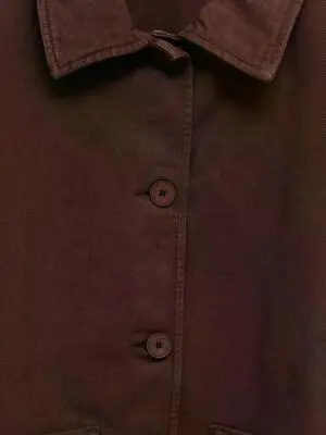 BASERANGE Osi Button-up Denim Jacket - Brown