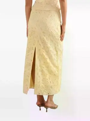 EVER NEW Andie Floral-embroidered Lace Maxi Skirt