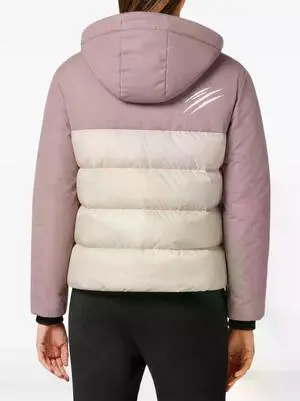 PLEIN SPORT Scratch Logo-patch Puffer Jacket