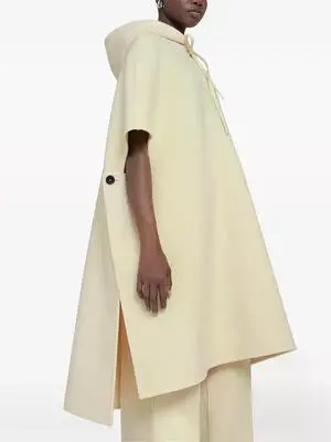 JIL SANDER Short-sleeve Hooded Cape