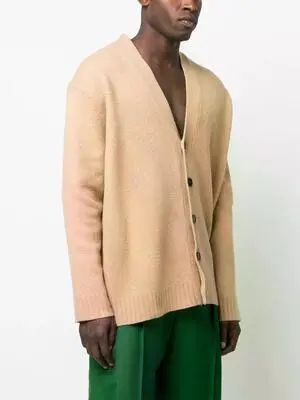 JIL SANDER V-neck Wool Cardigan