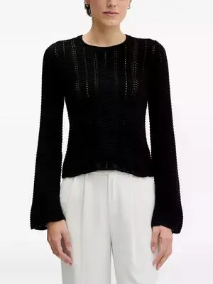 Sisley Cotton Sweater - Black