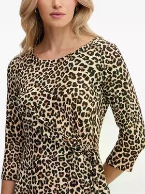 MORGAN Animal-print Mini Dress