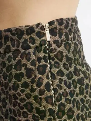 MORGAN Leopard-print Mini Shorts