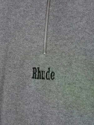 Rhude Logo-embroidered Cashmere Sweater