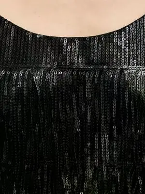 HAVEONE Sequin-embellished Fringed Top