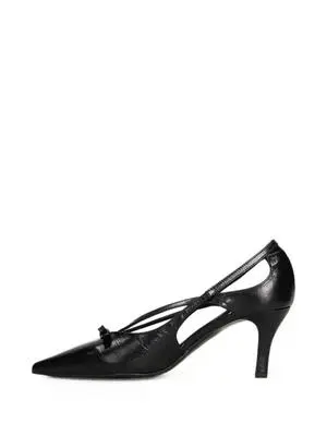 BIANCADI Bow-detail Cutout Pumps