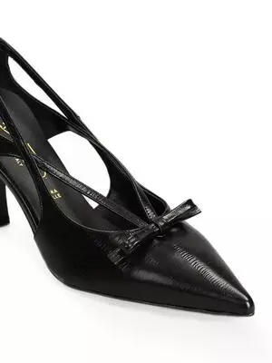 BIANCADI Bow-detail Cutout Pumps