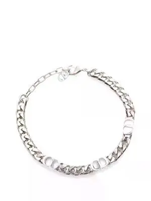 Dior 2010s Cd Icon Chain-link Bracelet - Silver