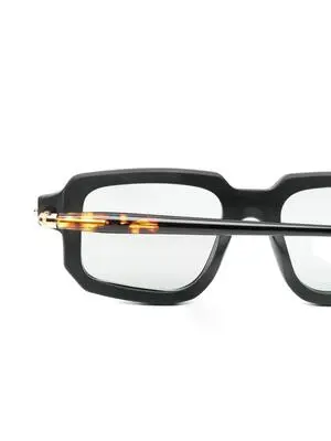 KUBORAUM Geometric-frame Sunglasses - Black