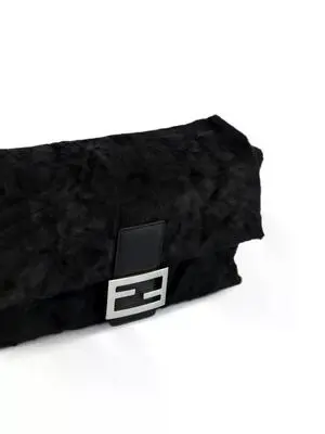 Fendi Medium Baguette Calf Hair Shoulder Bag