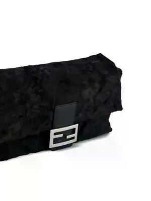 Fendi Medium Baguette Calf Hair Shoulder Bag