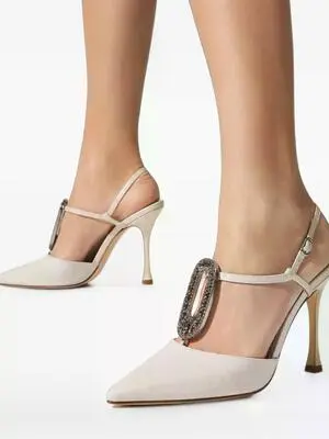Manolo Blahnik Truta Crystal-embellished Pumps