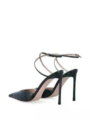 TOM FORD Selen Crocodile-effect Leather Pumps