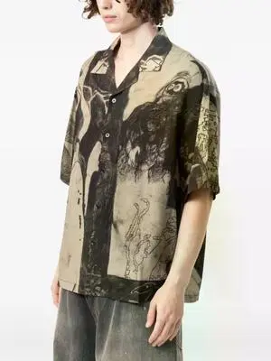 DOMREBEL Extrovert Sketch-print Shirt