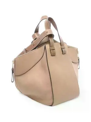 Loewe 2000s Small Hammock Leather Tote Bag - Neutrals