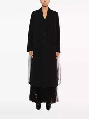 QUETSCHE Notched-lapels Single-breasted Coat