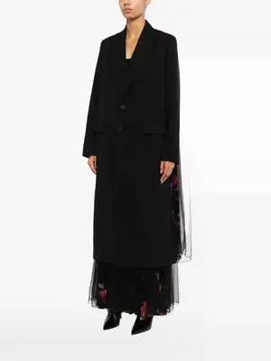 QUETSCHE Notched-lapels Single-breasted Coat