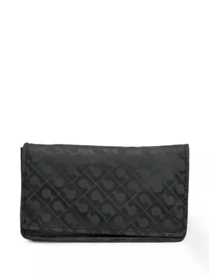 GHERARDINI Monogram-pattern Foldover Make-up Bag
