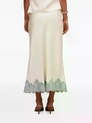 EVER NEW Adele Lace-trim Midi Skirt