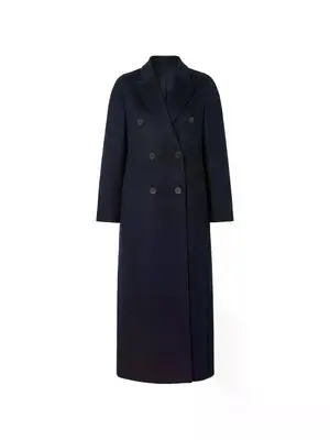 Max Mara Volante Raglan-sleeve Rear-slit Coat